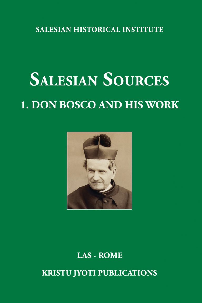 Salesian Sources: Don Bosco and his Work – Salesian OnLine Resources